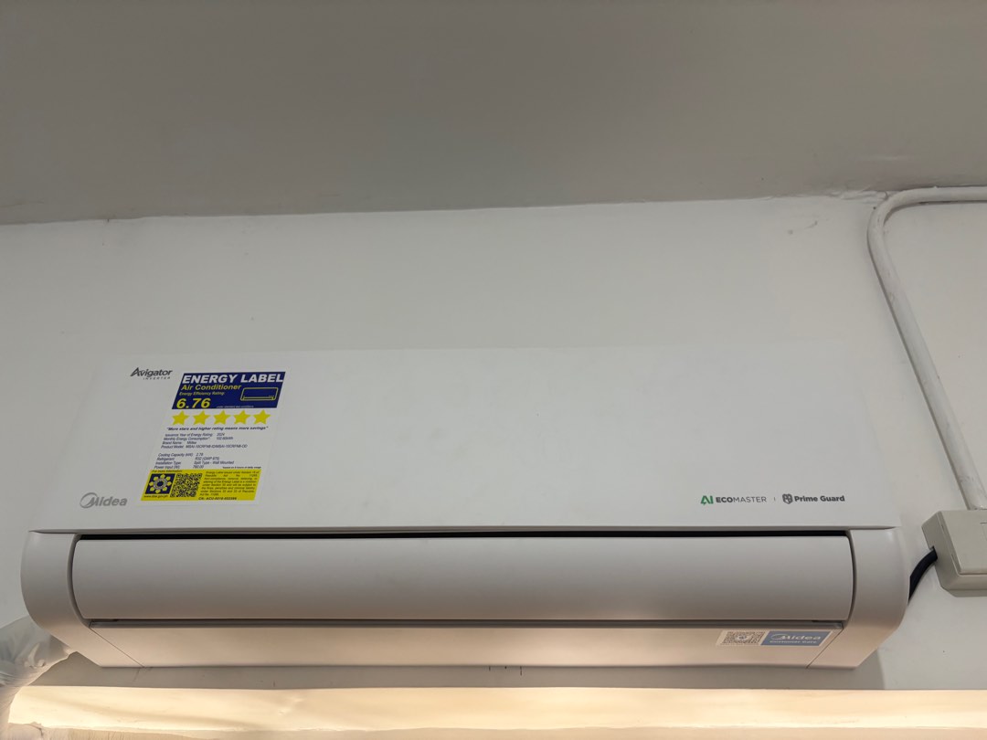Split type Inverter Aircon - Midea 1HP, TV & Home Appliances, Air ...