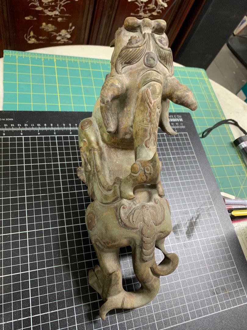Big and heavy beautiful Stone carving pixiu, Hobbies & Toys ...