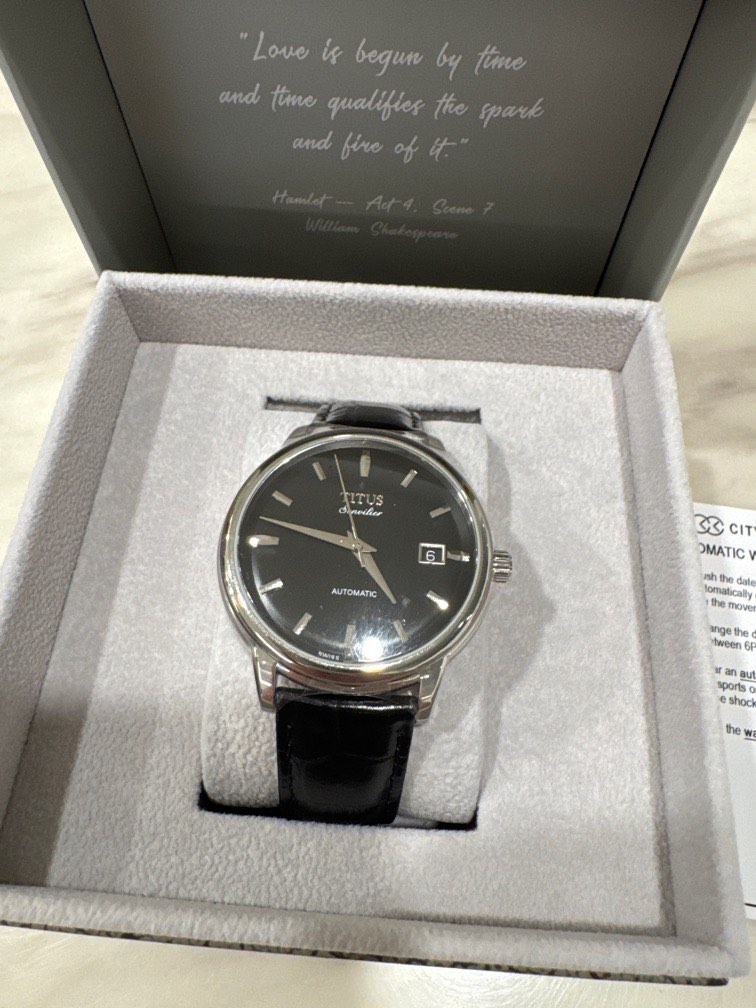 Titus Automatic Watch, Luxury, Watches on Carousell