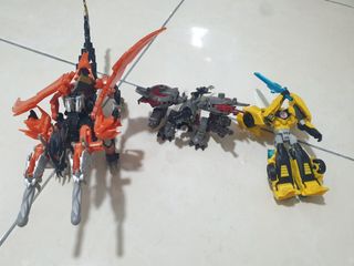 Transformers Prime Beast Hunter Predaking + Movie DOTM Lazerbeak ...