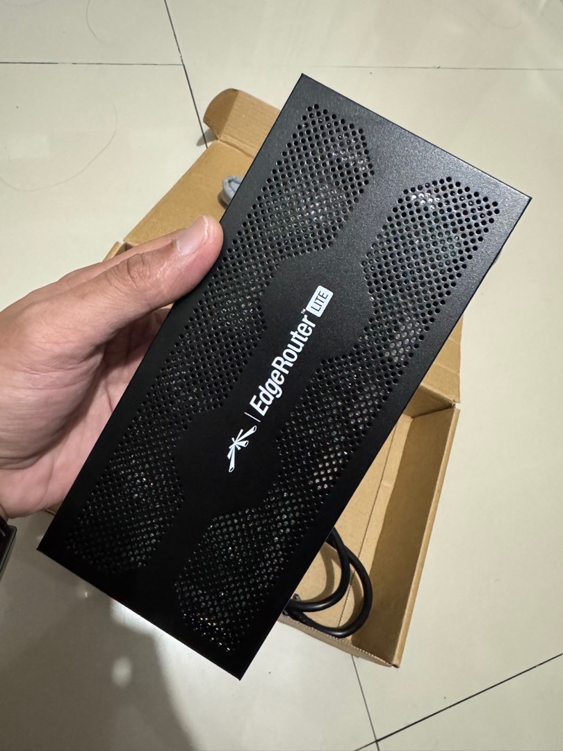Ubiquiti UBNT EdgeRouter Lite 3port Gigabit Router for Dual WAN Load ...