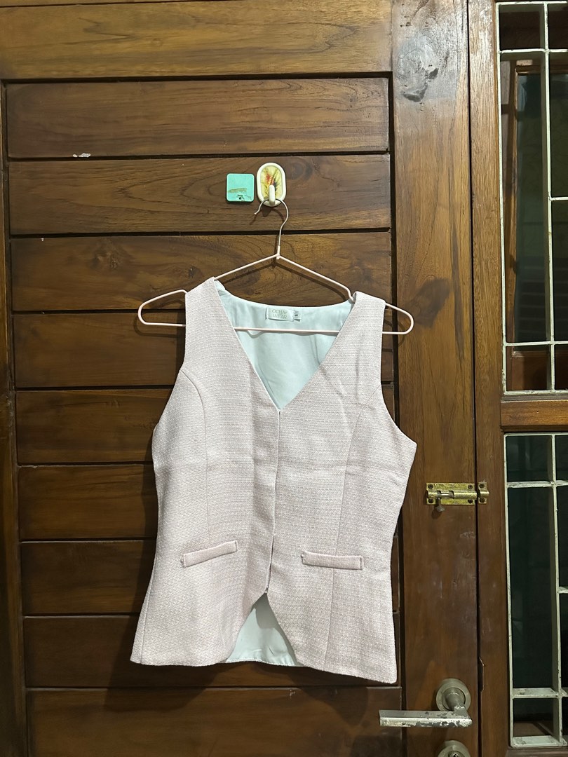 vest pink brand ocha wear, Fesyen Wanita, Pakaian Wanita, Atasan di ...