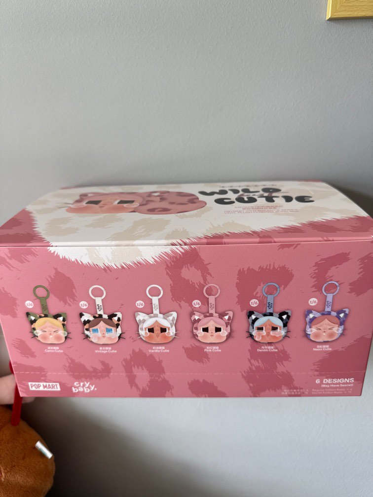 WTS Popmart Crybaby Wild but Cutie full case (no secret), Hobbies ...