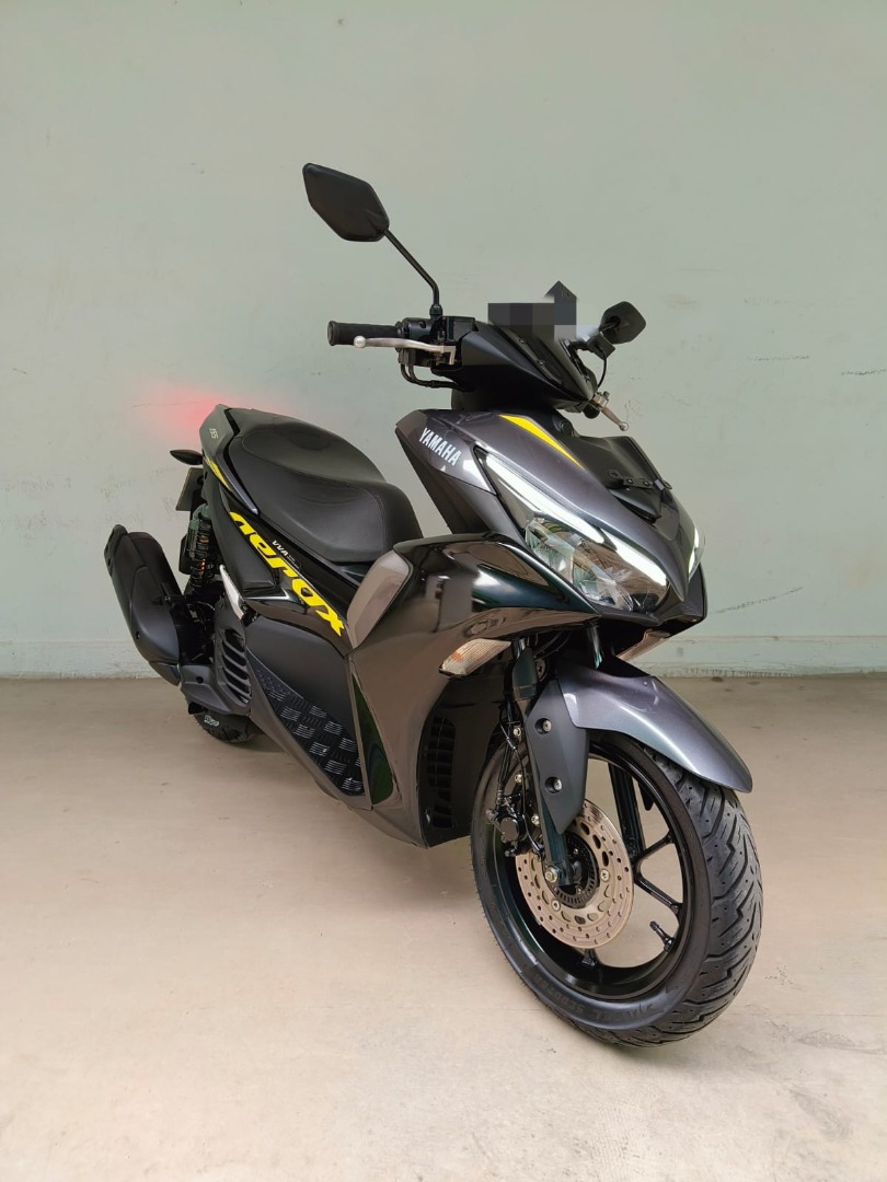 YAMAHA AEROX 155 V2 1 OWNER, Motorcycles, Motorcycles for Sale, Class ...