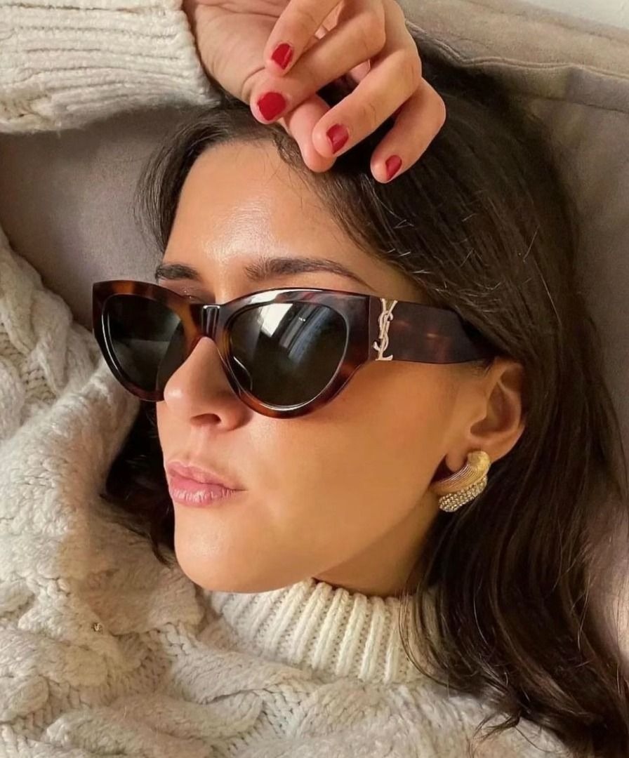 YSL Saint Laurent SL M94 Cat-eye Sunglasses size :53-20-145, Women's ...