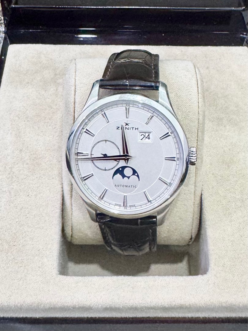 Zenith Elite Captain Moonphase, Luxury, Watches on Carousell