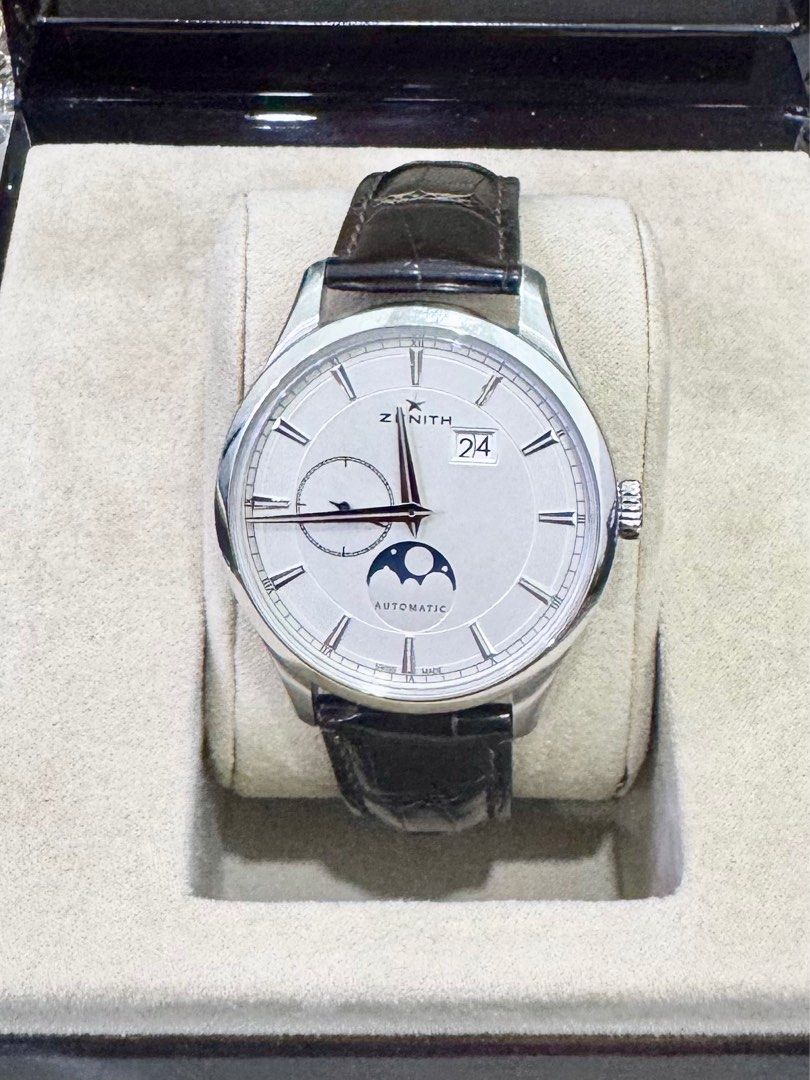 Zenith Elite Captain Moonphase, Luxury, Watches on Carousell