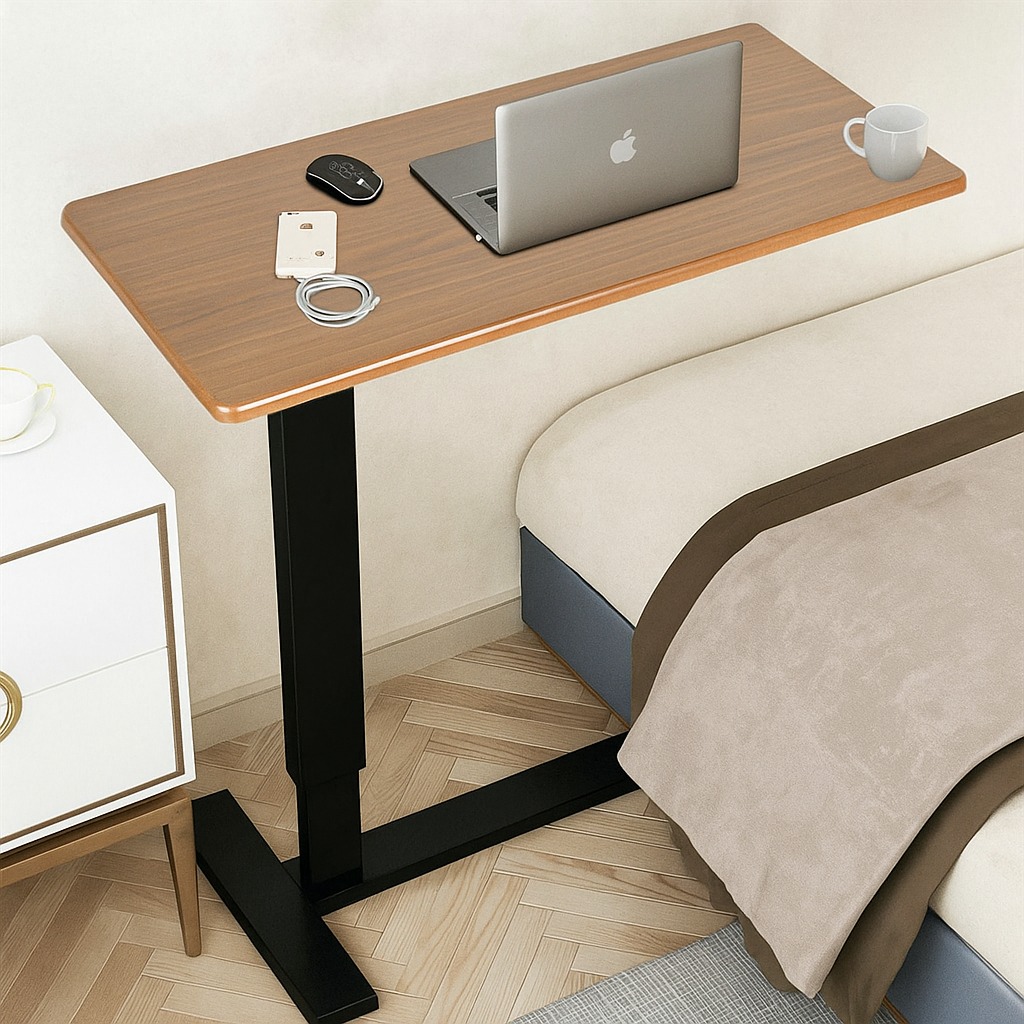 Adjustable Laptop Table | Rolling Overbed Desk | Height Adjustable Desk ...