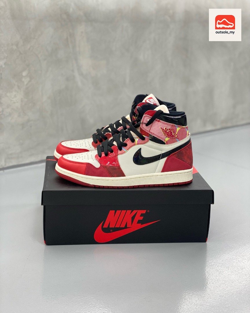 Air Jordan 1 Retro High OG Spider-Man Across the Spider-Verse, Men's ...