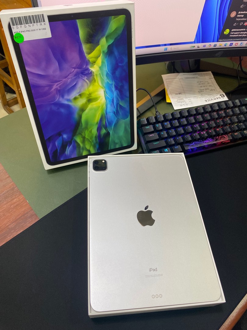 Apple iPad Pro 2020 11inch 128GB Ex iBox Wifi Only, Telepon Seluler ...