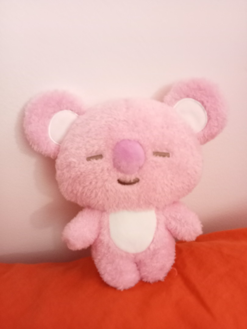 BT21 BTS Pink Koya Standing Plush, Hobbies & Toys, Toys & Games on ...
