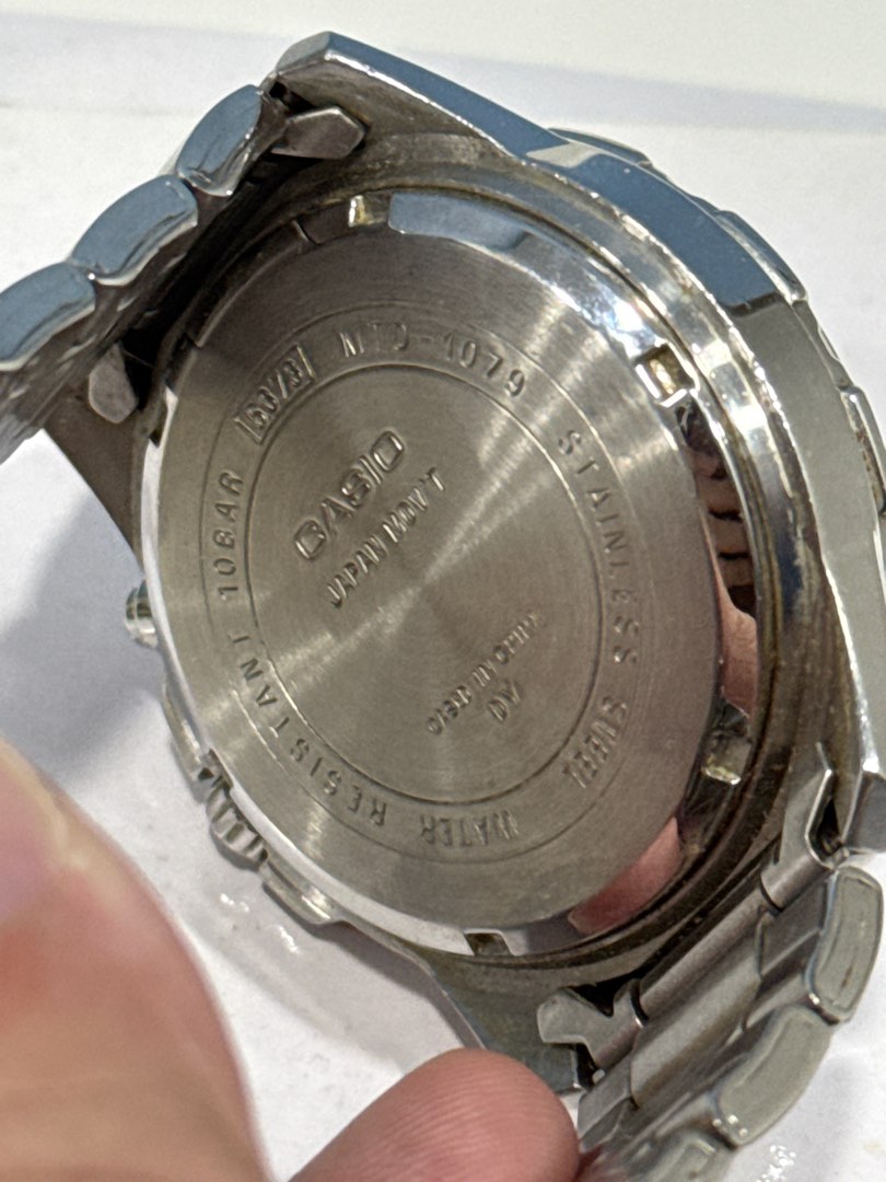 Casio Water Resist Stainless Steel Watch, Men's Fashion, Watches ...