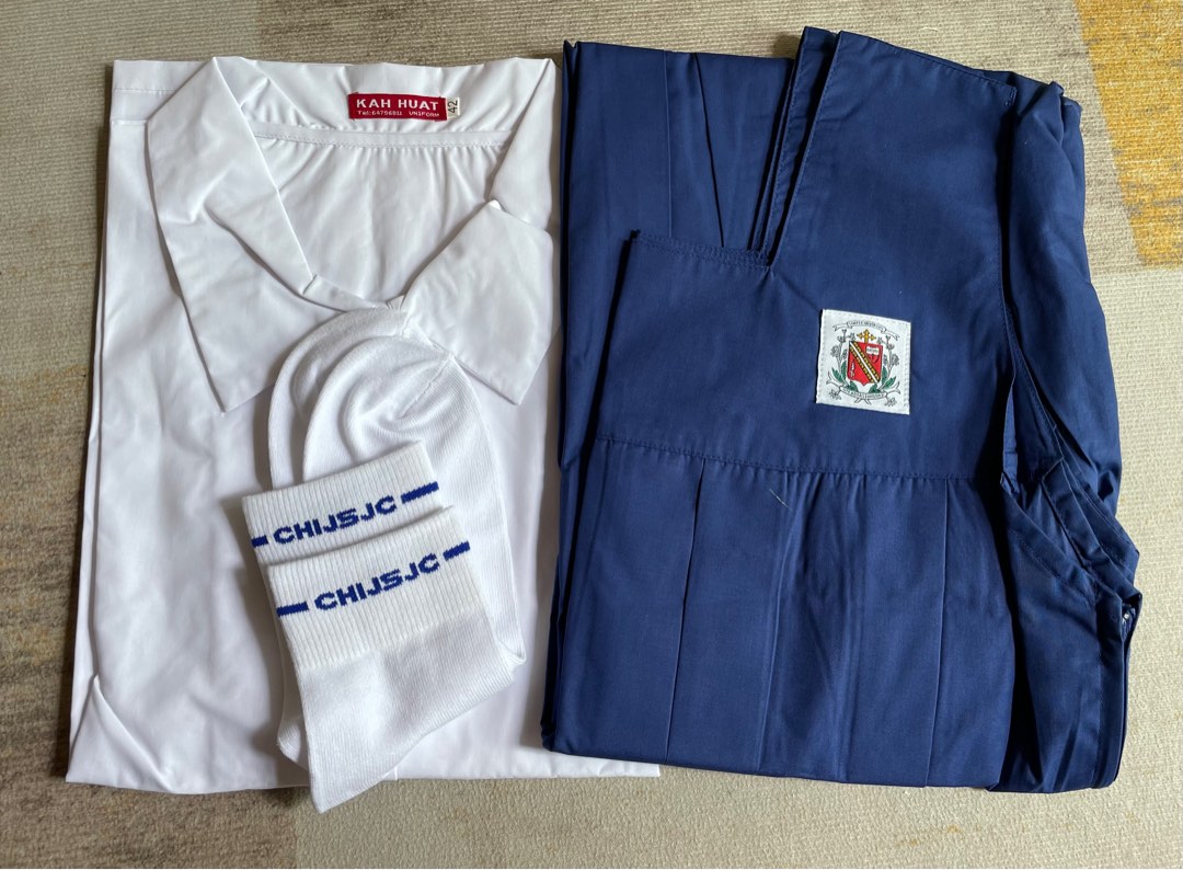 CHIJ SJC School Girl Uniform, Women's Fashion, Dresses & Sets, Sets or ...