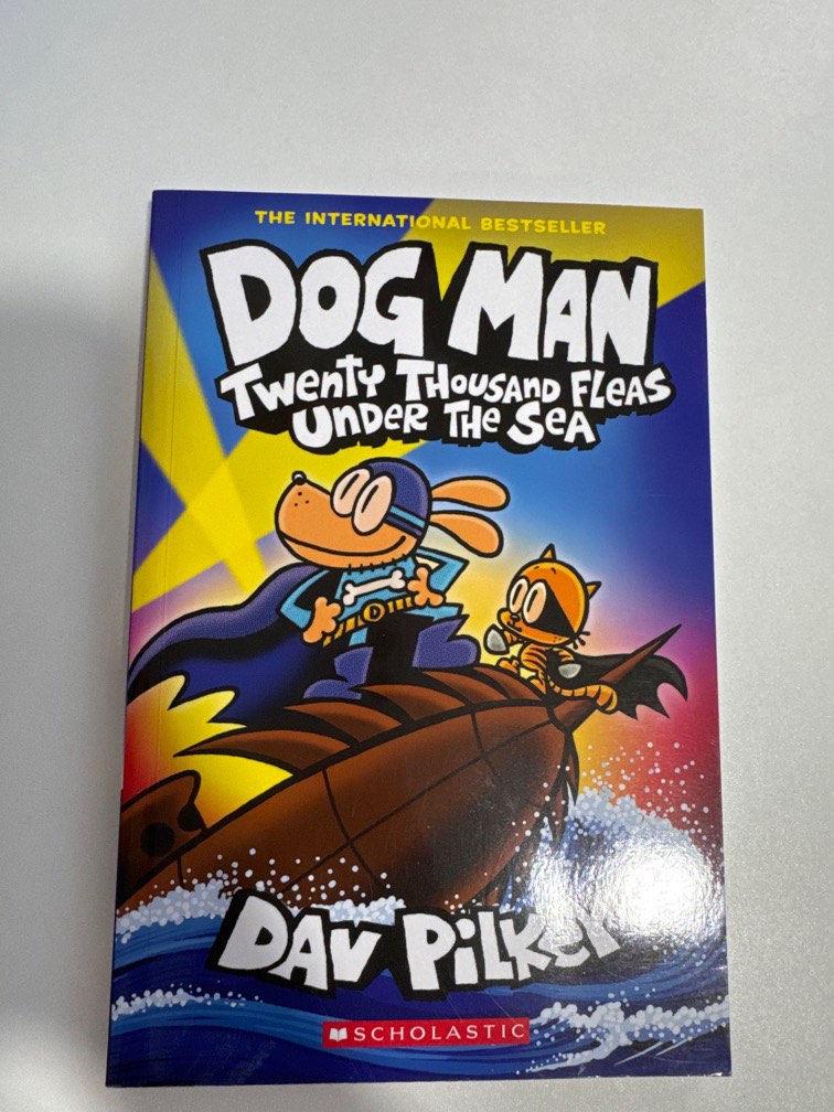 Dog man Twenty thousand fleas under the sea, 興趣及遊戲, 書本 & 文具, 兒童書籍 ...