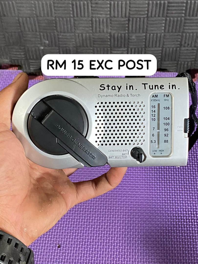 Dynamo radio&torch, Audio, Soundbars, Speakers & Amplifiers on Carousell