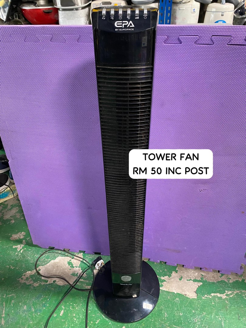 Epa tower fan, Furniture & Home Living, Lighting & Fans, Fans on Carousell