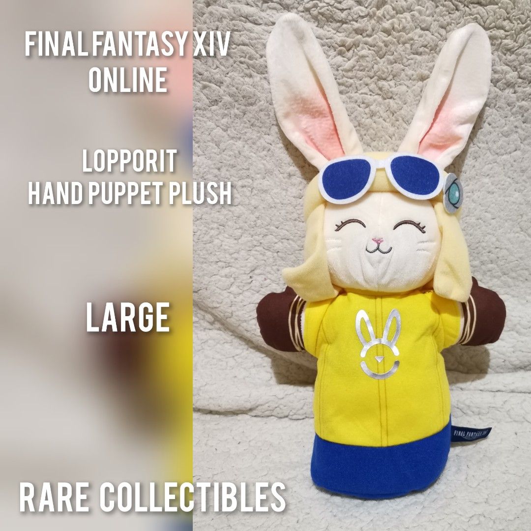 Final Fantasy XIV Hand puppet Plush LARGE SQUARE ENIX, Hobbies & Toys ...