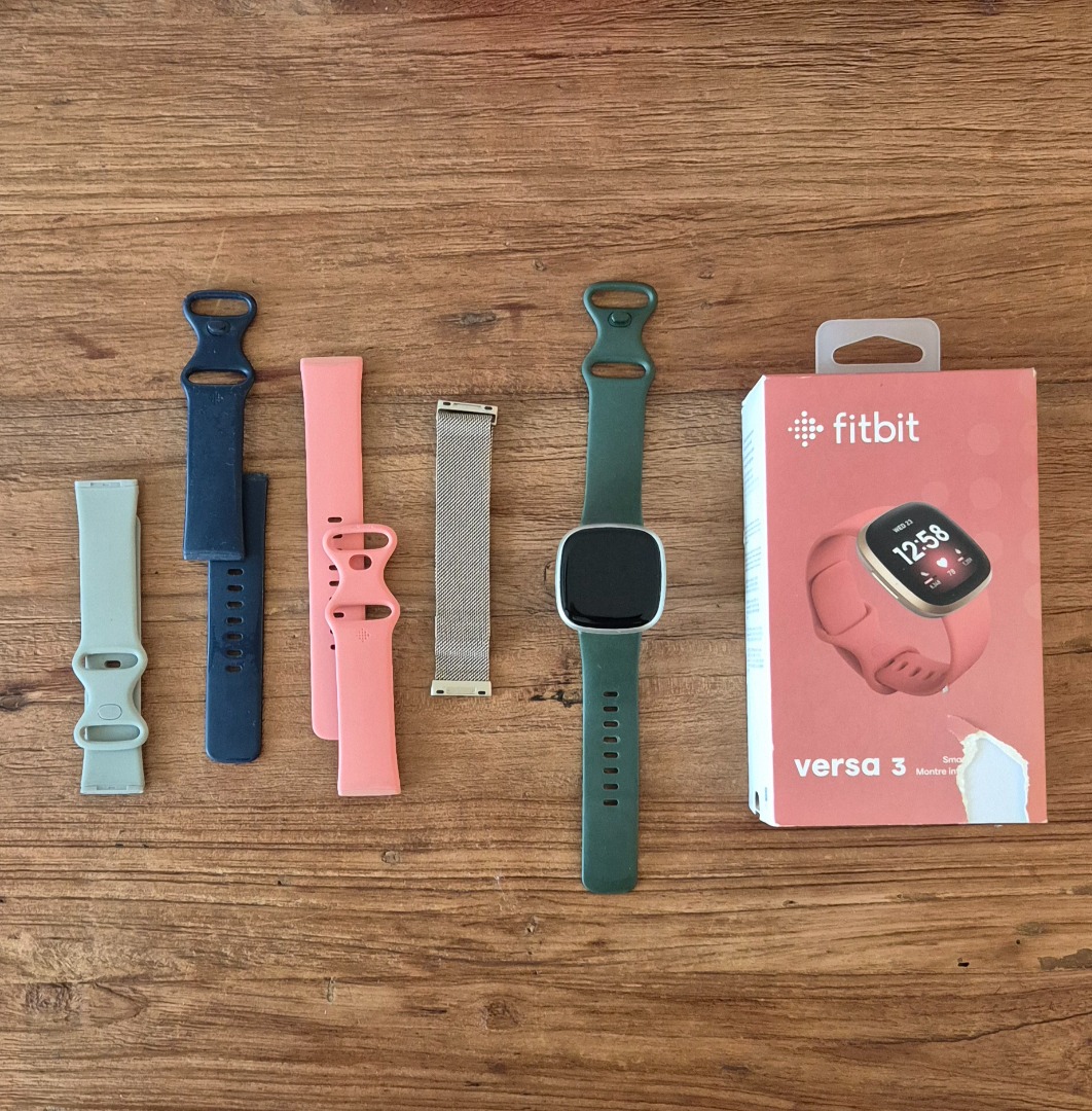 Fitbit Versa 3 Smartwatch + Extra Bands Bundle, Mobile Phones & Gadgets ...