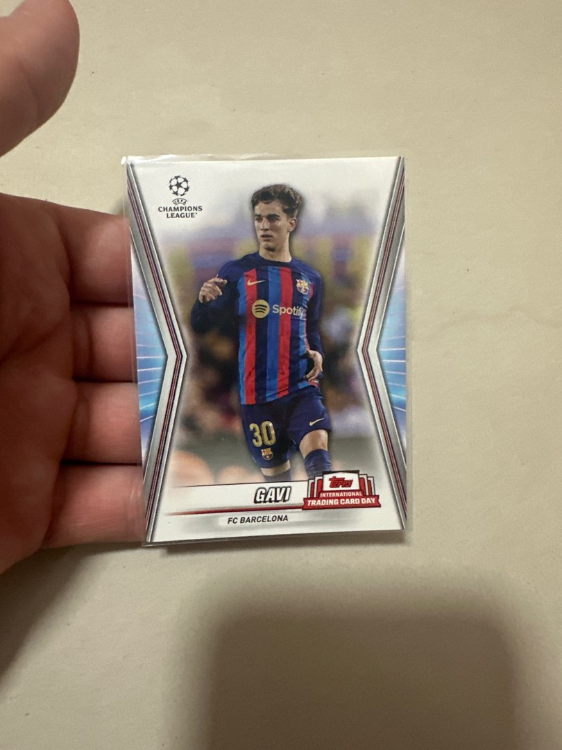 Gavi FC Barcelona Trading Card, Hobbies & Toys, Toys & Games on Carousell