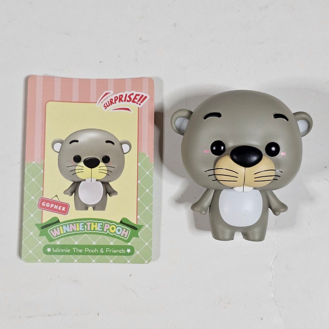 (Gopher) Winnie the Pooh & Friends Herocross 2.5 inch Figure Blind Box ...