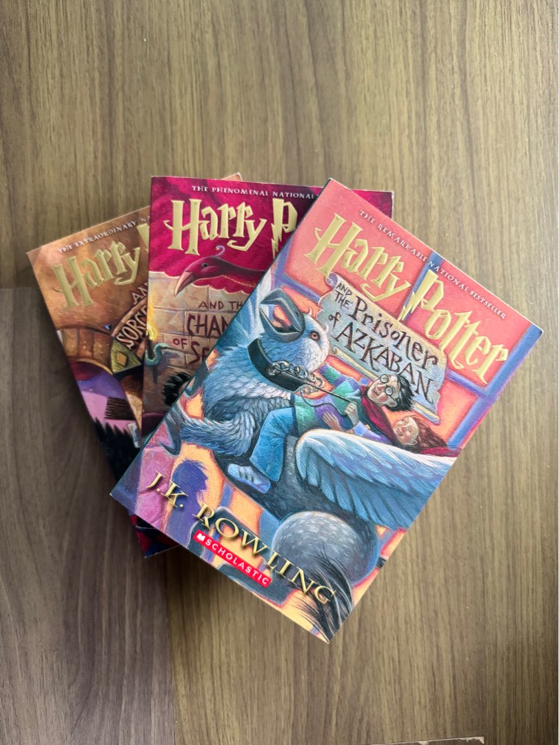 Harry Potter Series (Books 1,2,&3), Hobbies & Toys, Books & Magazines ...