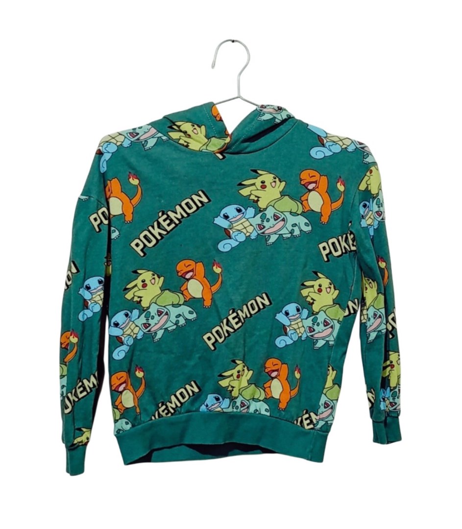 H&M POKEMON HOODIE, Babies & Kids, Babies & Kids Fashion on Carousell
