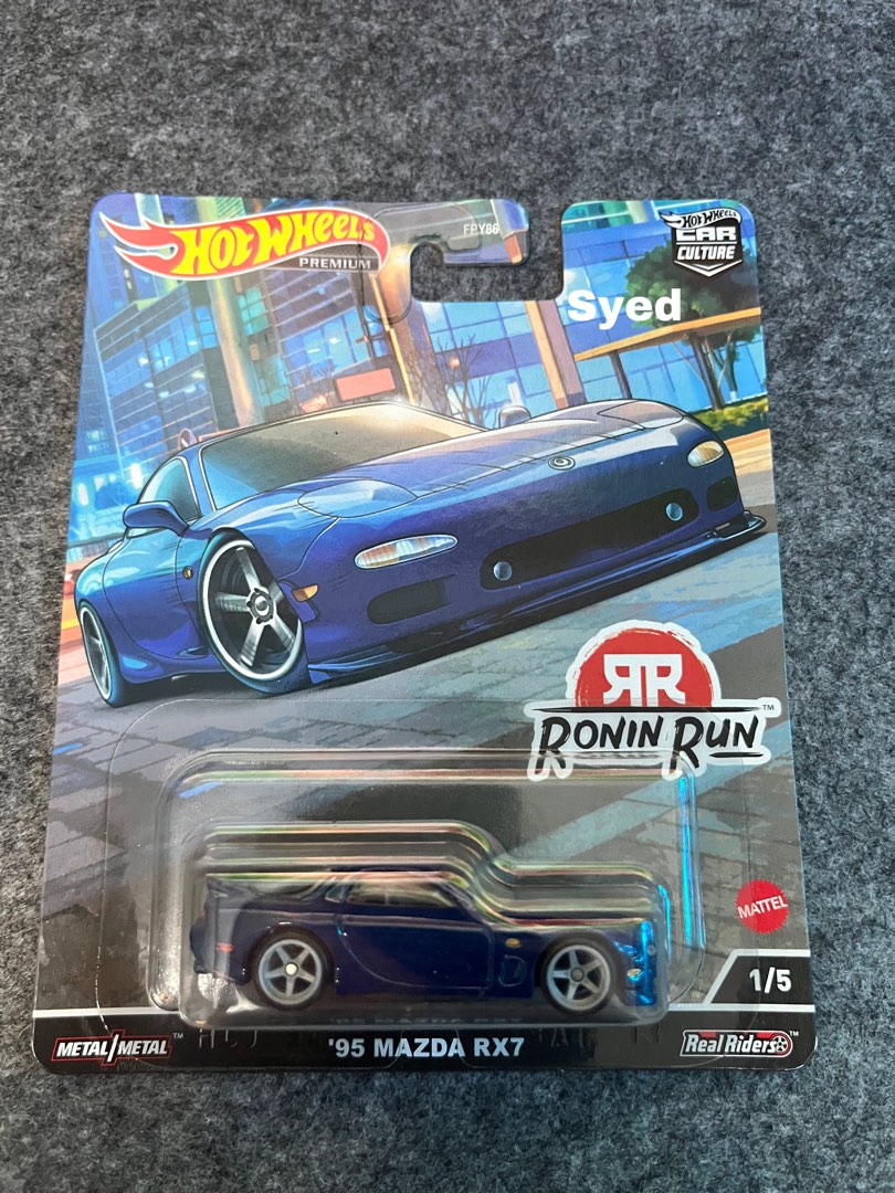 Hotwheels Mazda RX-7 (Ronin Run), Hobbies & Toys, Toys & Games on Carousell