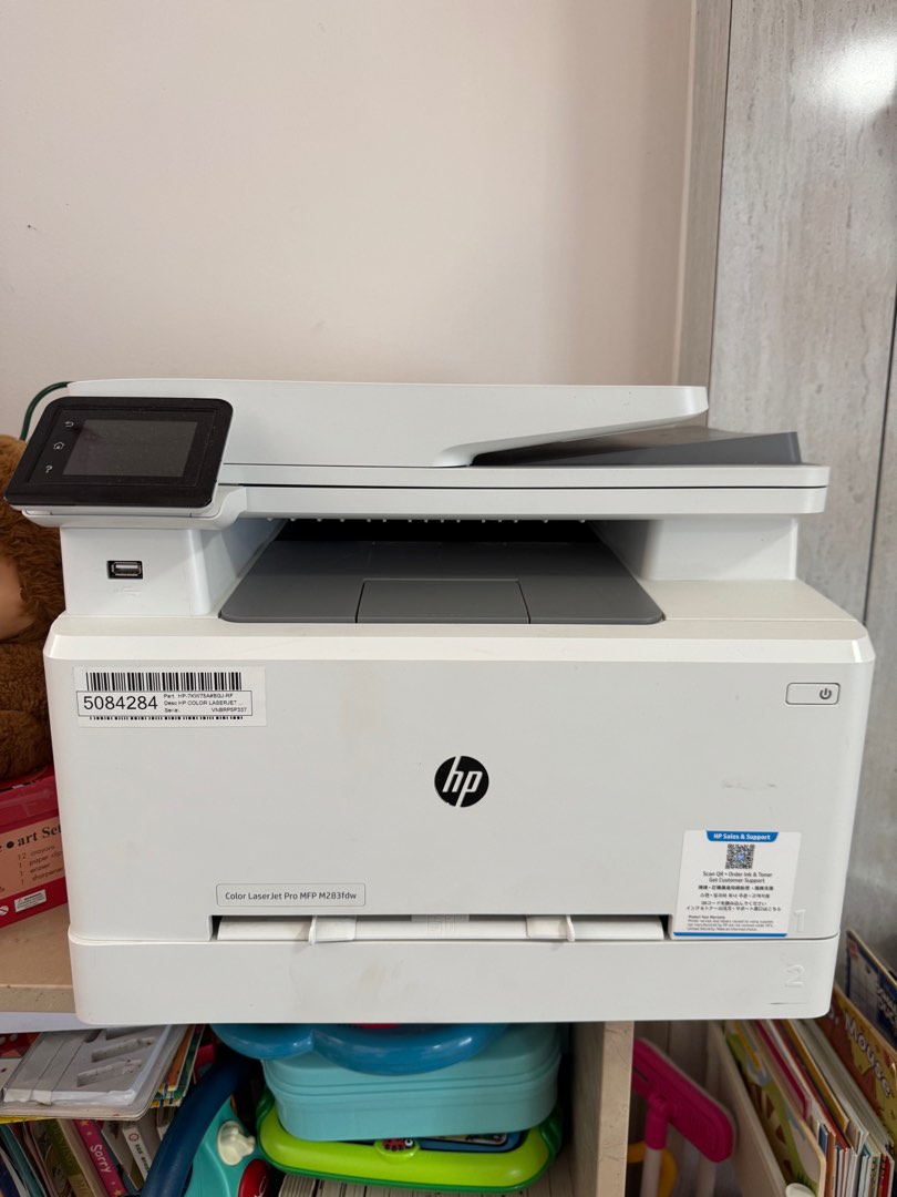 HP Printer Colour Laserjet Pro mfp m283fdw, Computers & Tech, Printers ...