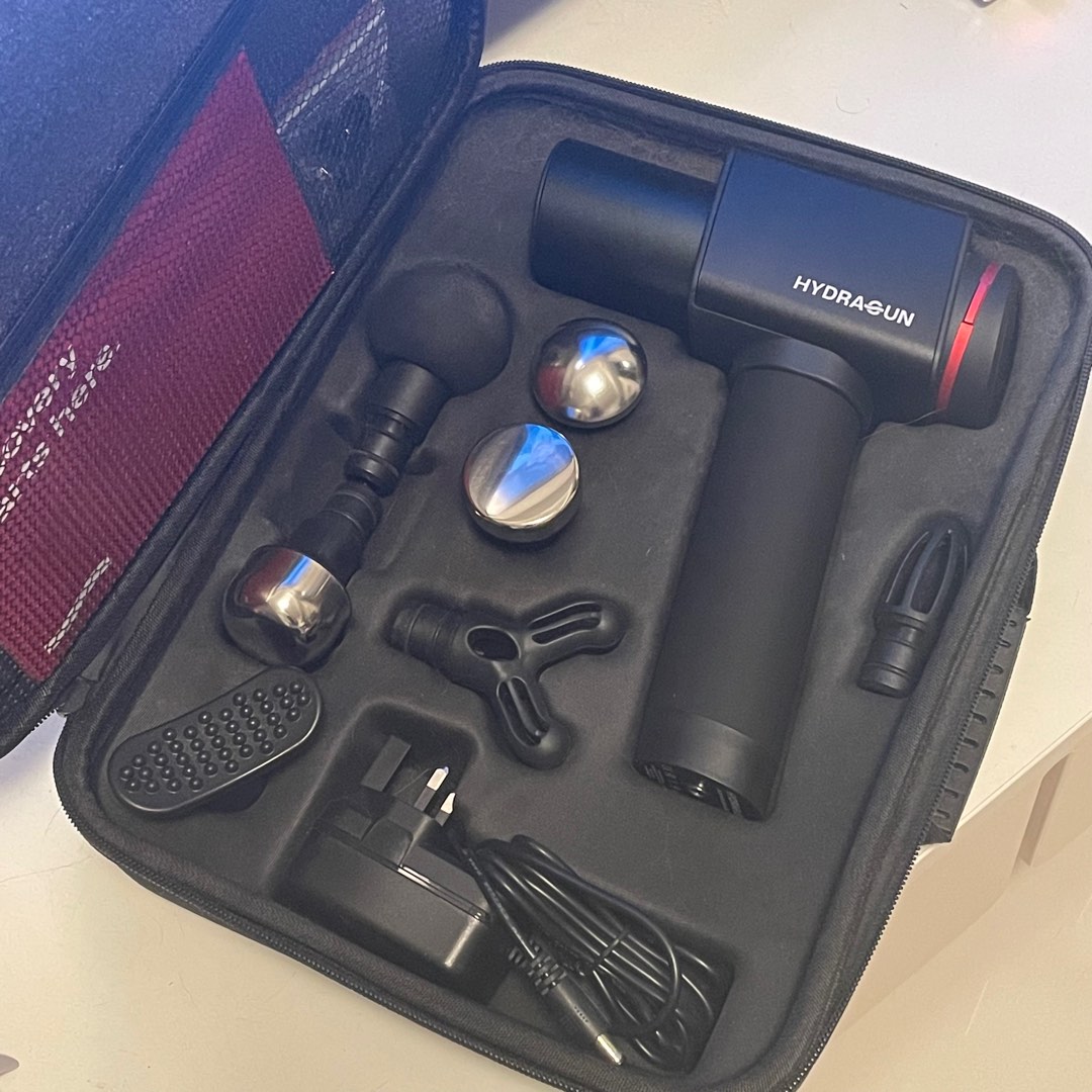 Hydragun massage gun, Health & Nutrition, Massage Devices on Carousell