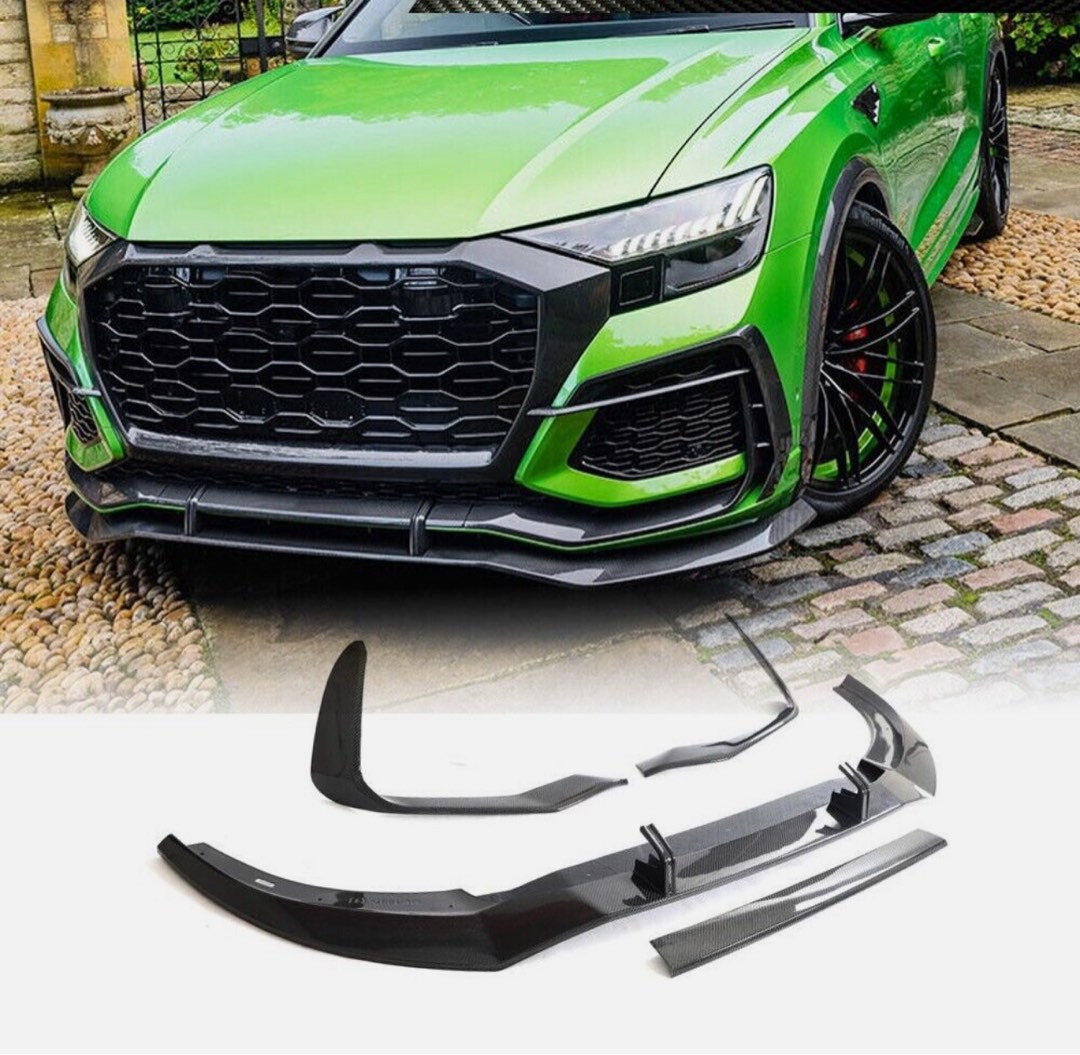 *INSTOCK* Brand New Audi Genuine Carbon Fiber ABT Style Front Splitter ...