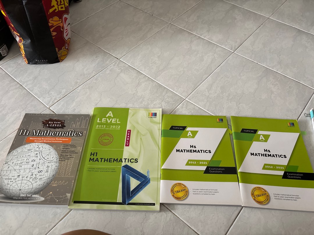 JC H1 Maths Textbook Guidebook Topical Yearly TYS, Hobbies & Toys ...
