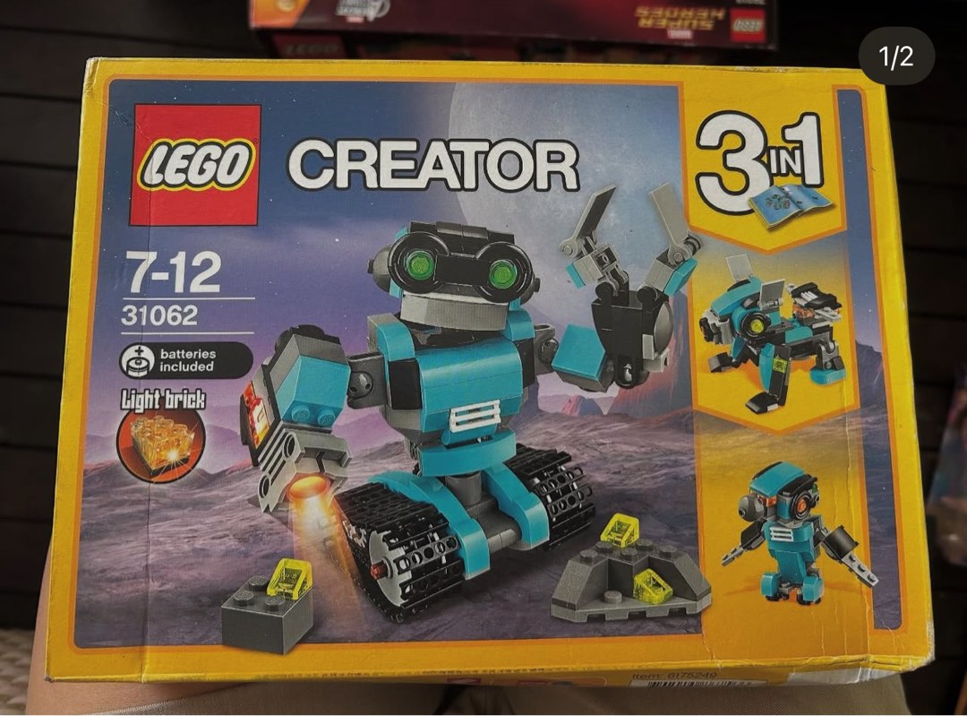 LEGO Creator 3-in-1 Robo Explorer (31062), Hobbies & Toys, Toys & Games ...