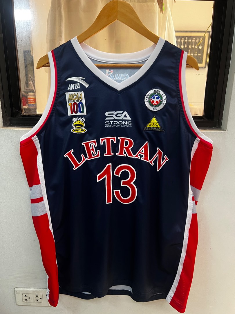Letran Knights Jonathan Manalili Dark anta jersey, Men's Fashion ...