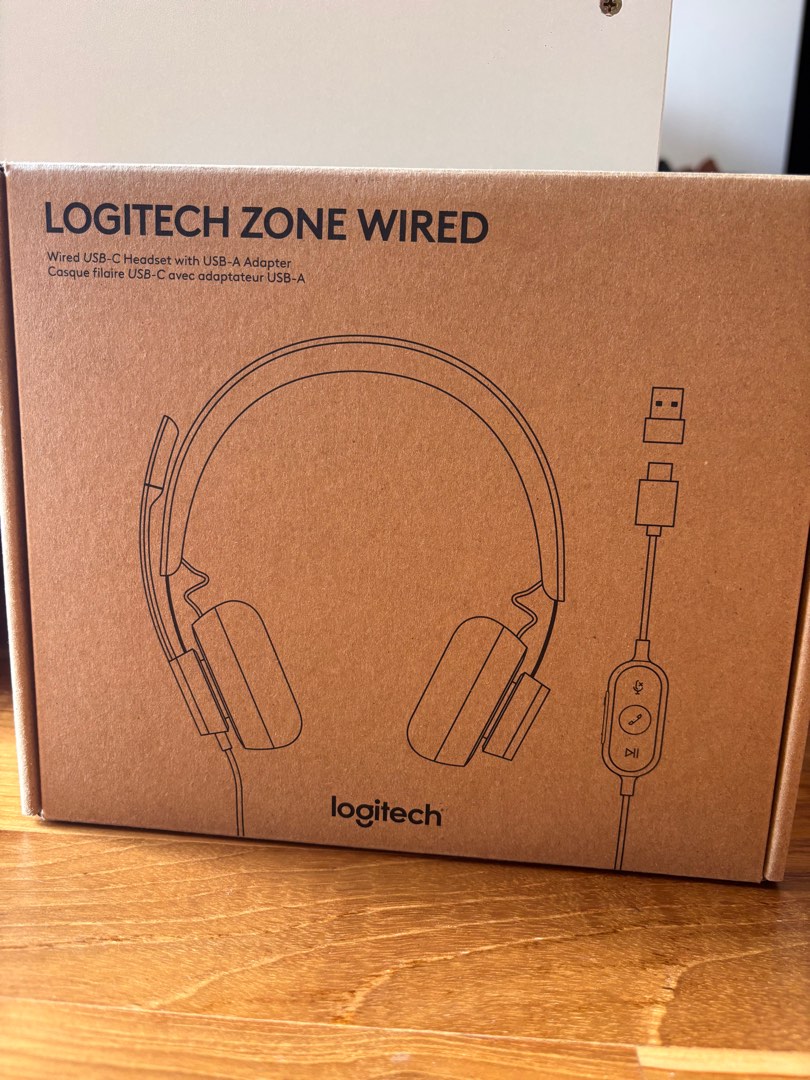 Logitech Zone Wired Headset, Audio, Headphones & Headsets on Carousell
