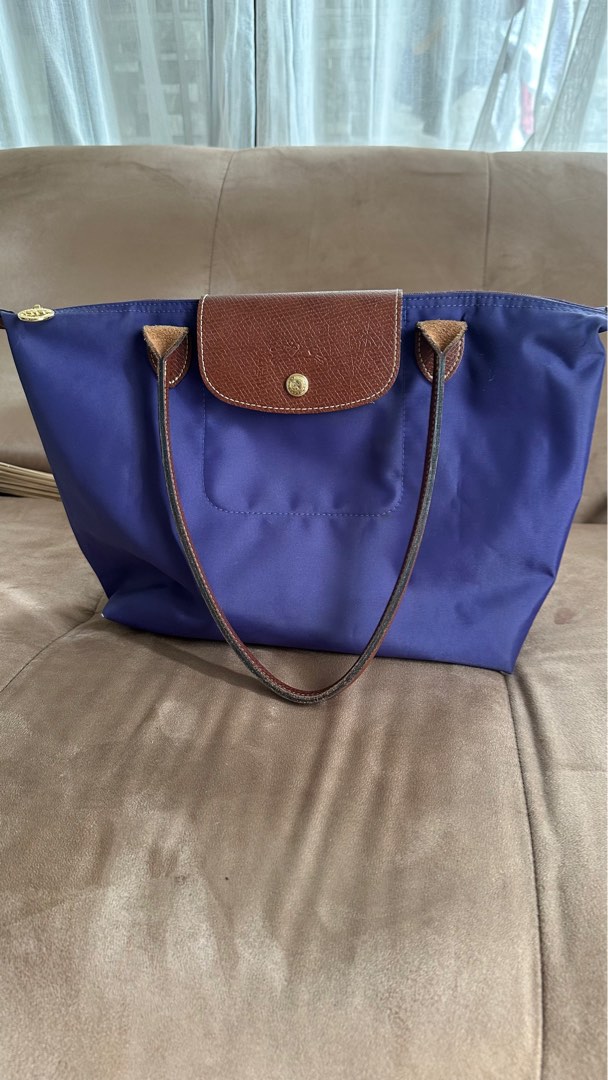 longchamp le pliage original medium, Fesyen Wanita, Tas & Dompet di ...