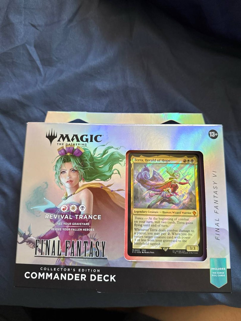 Magic The Gathering MTG Final Fantasy : Collector’s Edition Commander ...