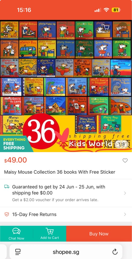 Maisy books, 36 books set, Hobbies & Toys, Books & Magazines, Children ...