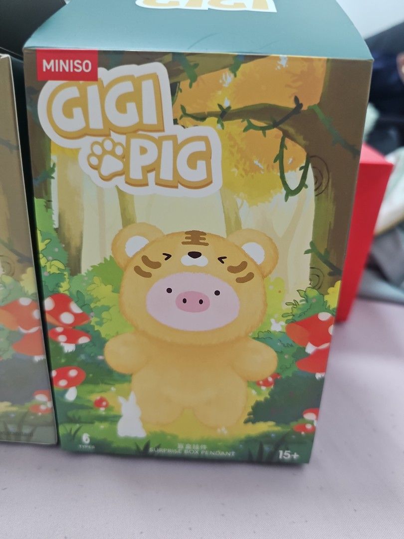 Miniso Gigi Pig Plush Toy Blind Box on Carousell
