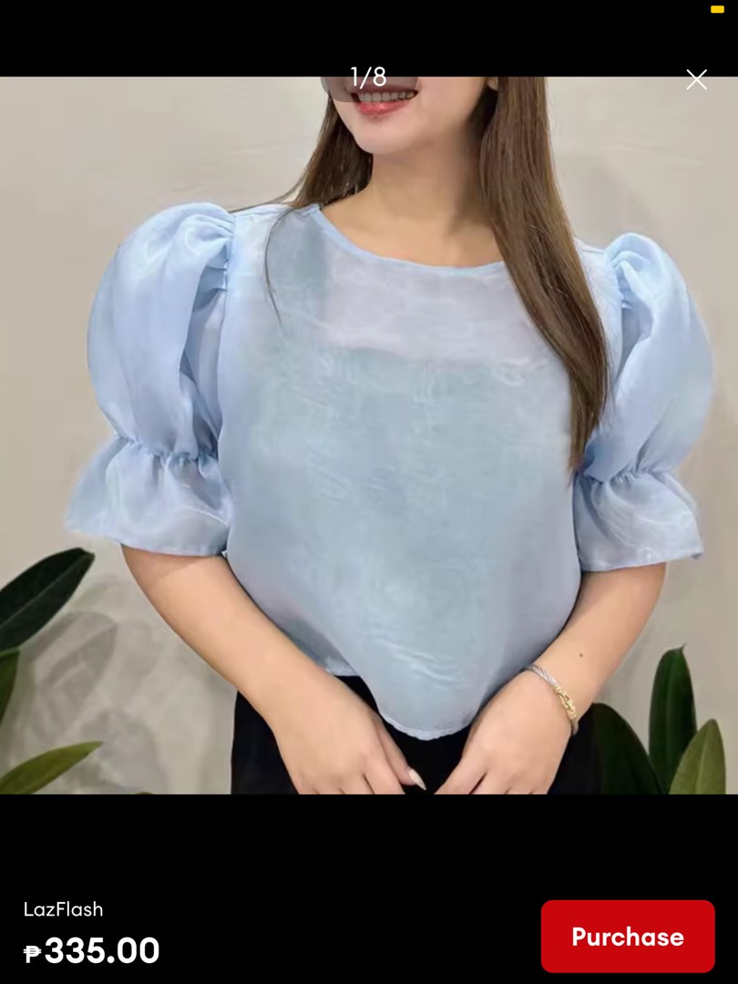 Modern Filipiana Top, Women's Fashion, Tops, Blouses on Carousell
