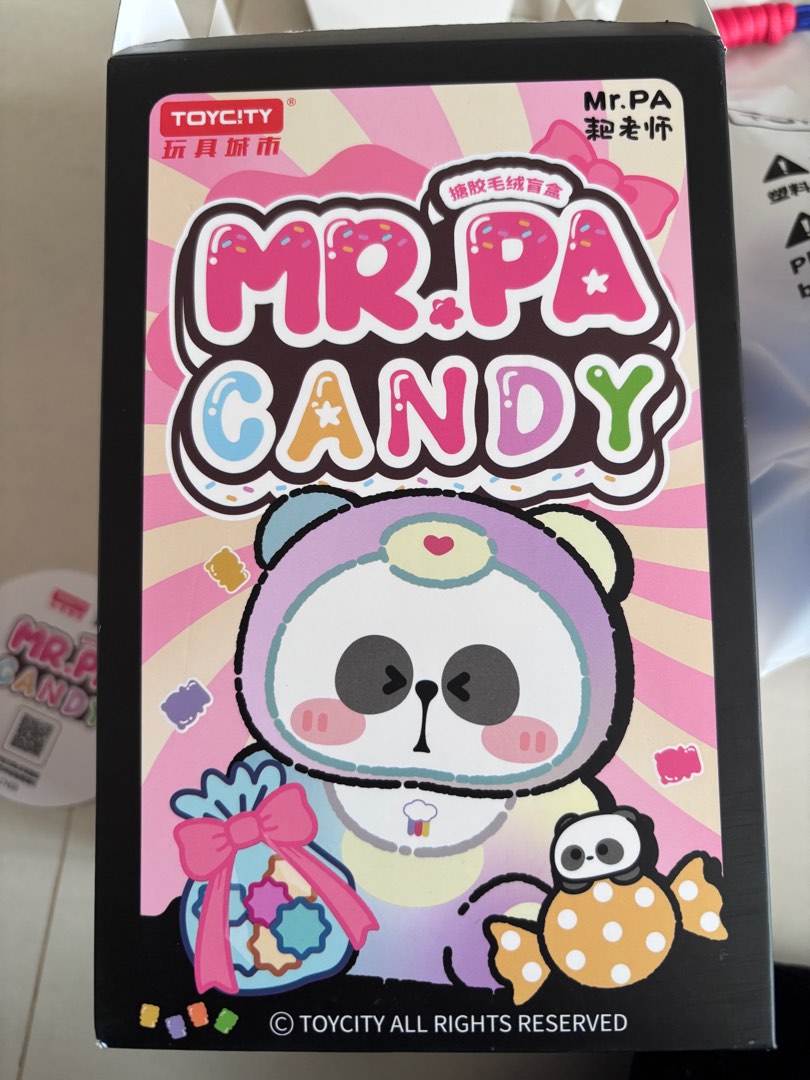 MR PA CANDY series toy city collectible blind box(bunny soft candy ...