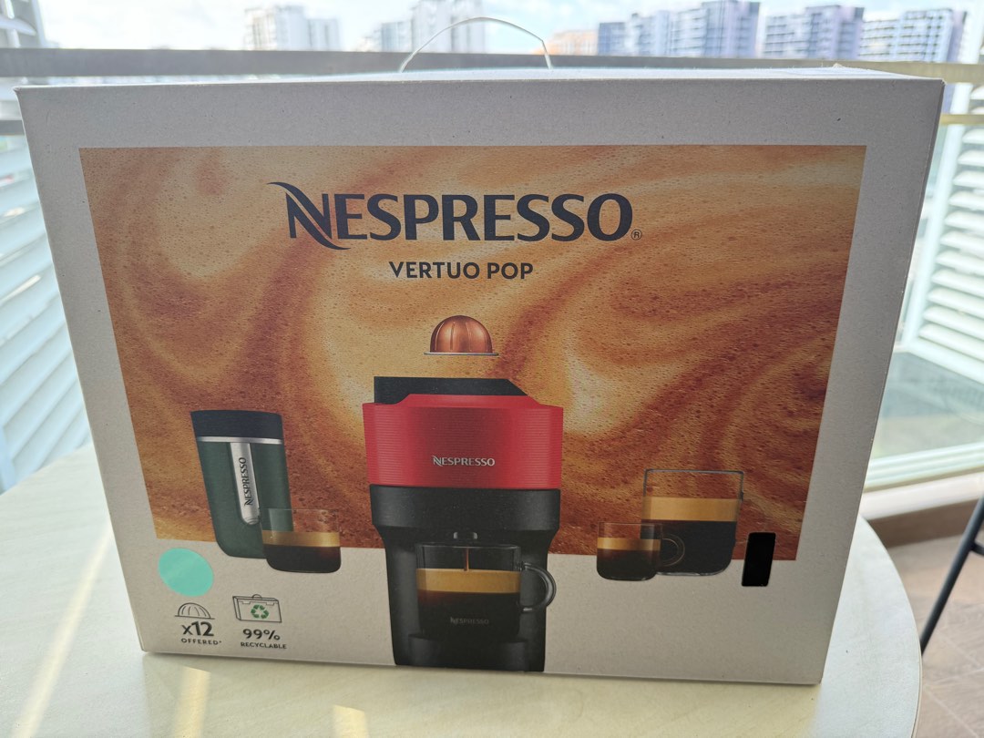 Nespresso Vertuo Pop Coffee Machine with box, TV & Home Appliances ...