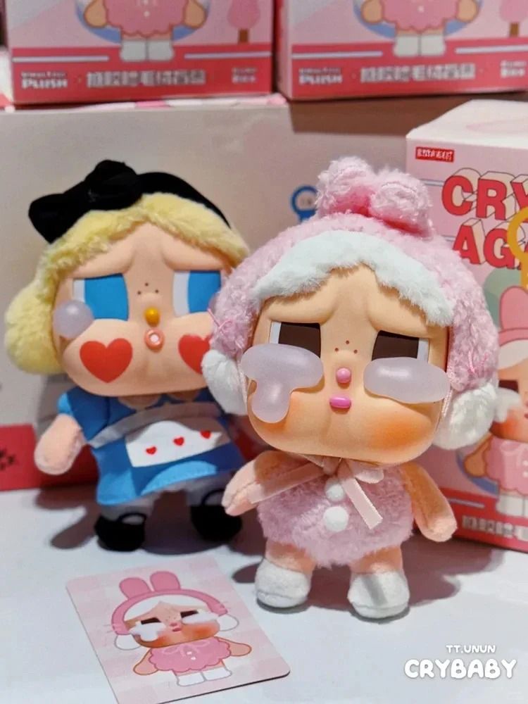 New Genuine Crybaby Crying Again Series Blind Box Figures Vinyl Face Doll Crybaby Pendant ...