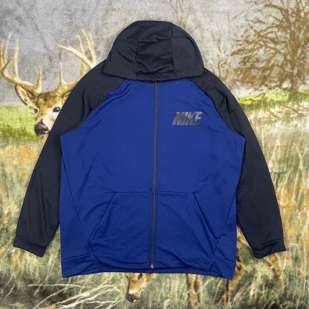 Nike Dry Fit Fleece Zip Up Hoodie, Men's Fashion, Coats, Jackets and ...