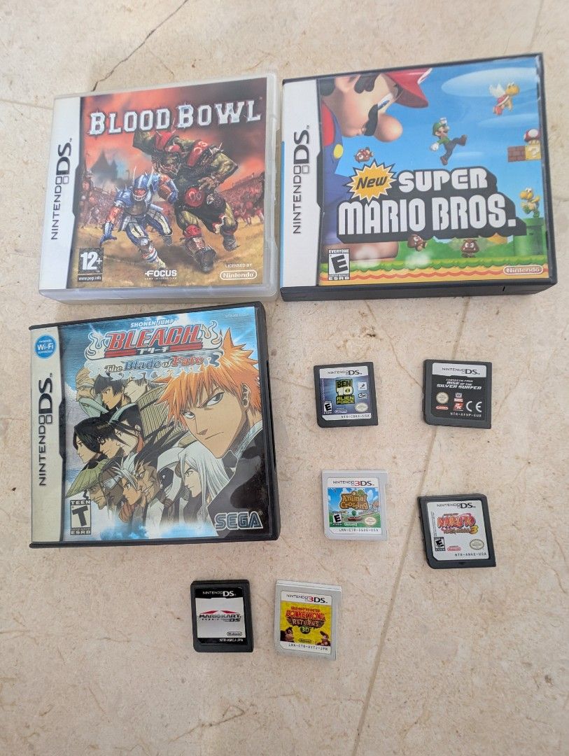Nintendo DS Games 3DS Games bleach blade of fate blood bowl new super ...