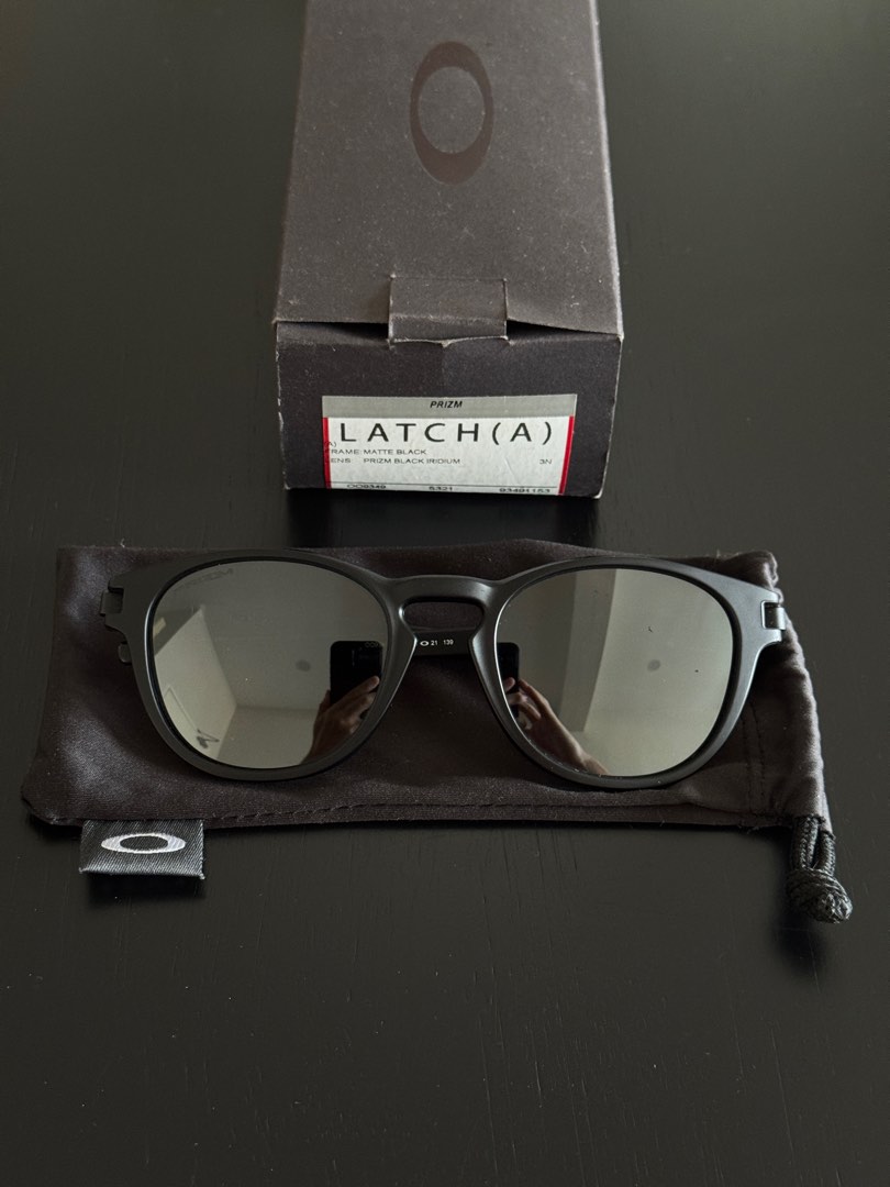 Oakley Latch Prizm Sunglasses, Men's Fashion, Watches & Accessories ...