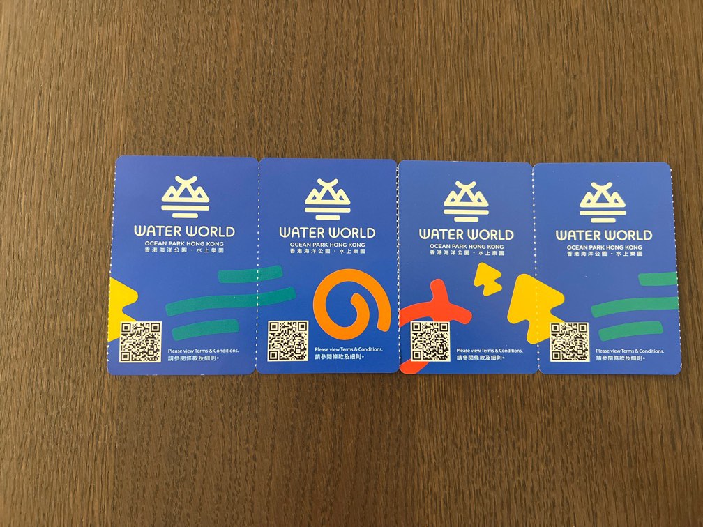 Ocean Park Waterworld adult ticket 海洋公園水上樂園成人門票, 門票＆禮券, 本地景點門票及交通 ...