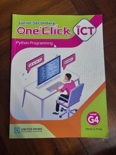 已hold-Junior Secondary One Click ICT theme G3, 興趣及遊戲, 書本 & 文具, 教科書 - Carousell