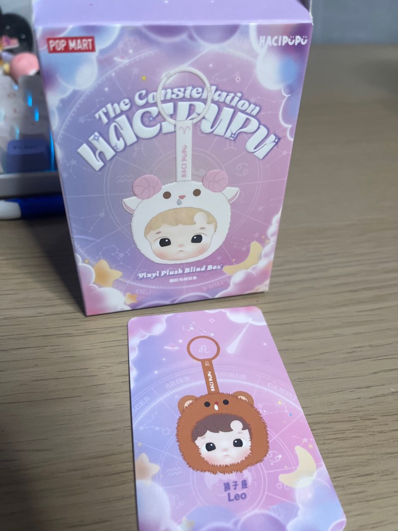Pop Mart Constellation Haici Pupu Keychain, Hobbies & Toys, Toys ...