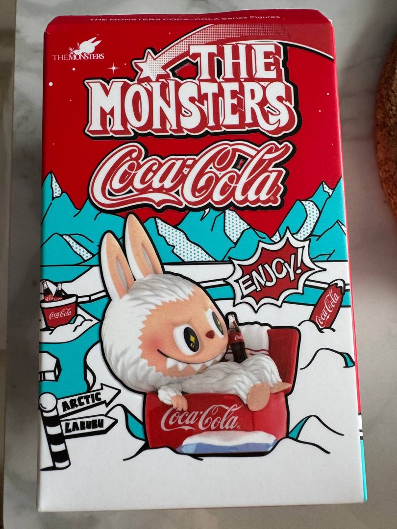 Pop mart The monster Coca Cola, Hobbies & Toys, Toys & Games on Carousell