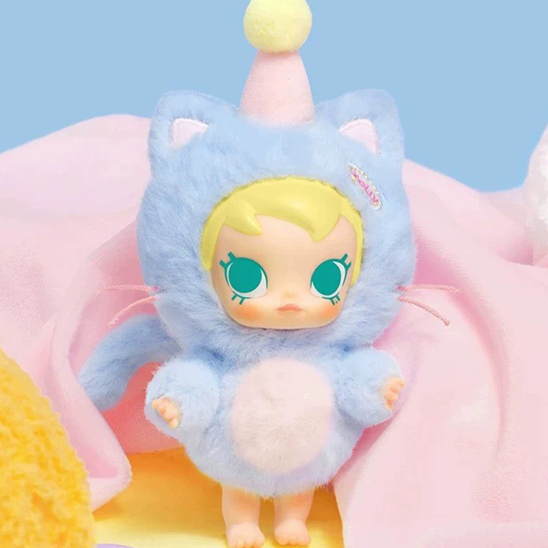 popmart baby molly pocket friends bagcharm keychain figure feeling blue ...